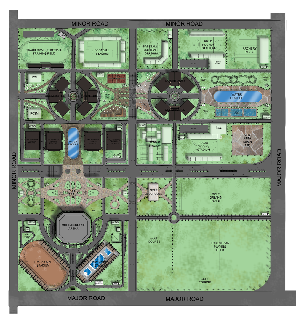 Philippine Stadium Map