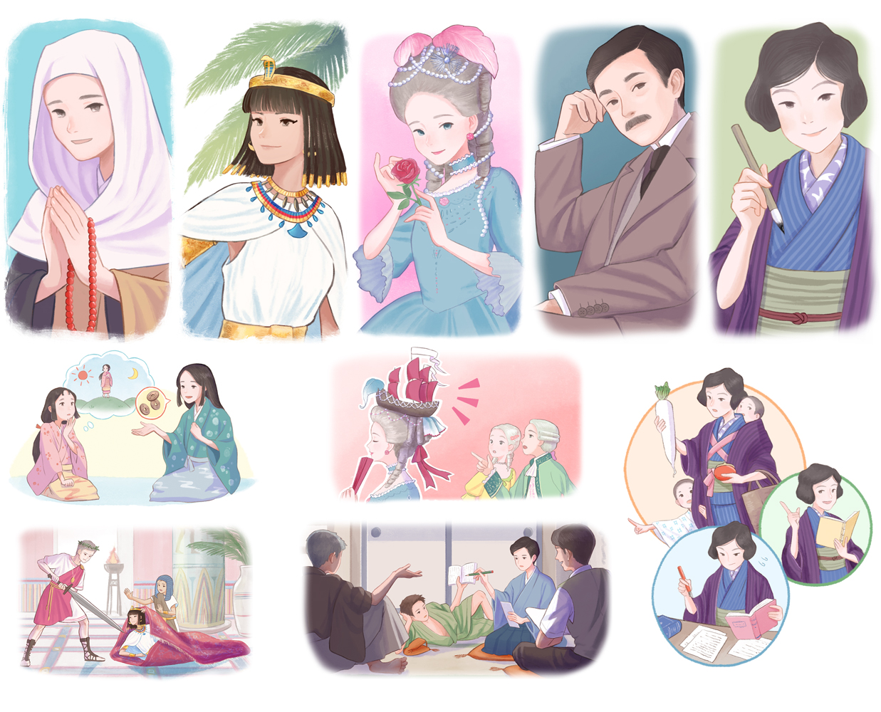 Wakou Okada, illustrator